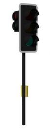 short highted traffic light designed 3d model .3dm format | Thousands ...
