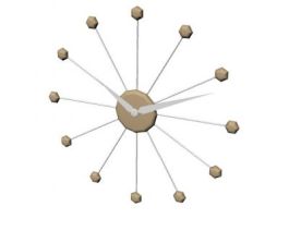 Simple aesthetically appealing wall clock 3d model .3dm format ...