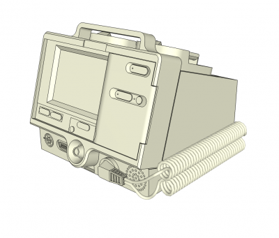 Defibrillator SKP model | Thousands of free CAD blocks