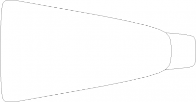 116mm Length Side Table Drawer Handle Right Side Elevation dwg Drawing ...