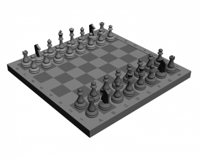 Chess board 3DS Max model - CADblocksfree | Thousands of free CAD blocks