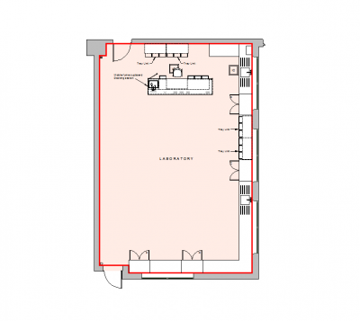 2D CAD Science Laboratory Design - CADBlocksfree | Thousands of free ...