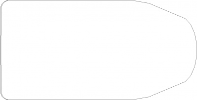 128mm Length Drawer Handle Left Side Elevation dwg Drawing | Thousands ...