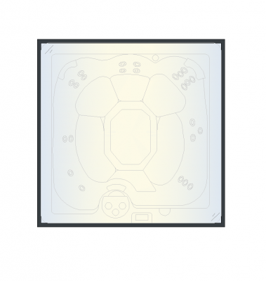 2d Cad Hot Tub Illuminated Screen Cadblocksfree Thousands Of Free Cad Blocks