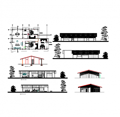 2D CAD Drawings Modular House-CADBlocksfree | Thousands of free AutoCAD ...