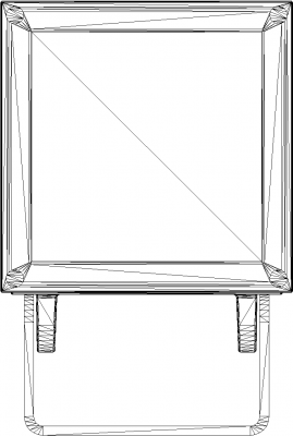 152mm Length Miniloft Spot Light Front Elevation dwg Drawing ...