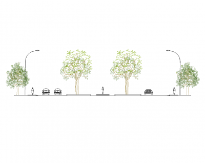 Road cross section CAD dwg - CADblocksfree | Thousands of free CAD blocks