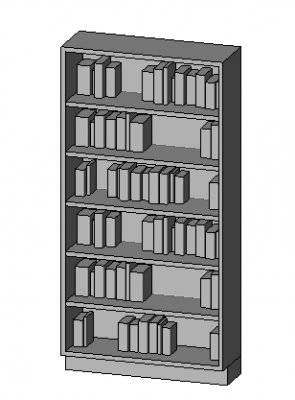 Book shelf adjustable revit | Thousands of free CAD blocks