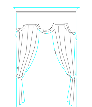 curtains elevation dwg | Thousands of free CAD blocks