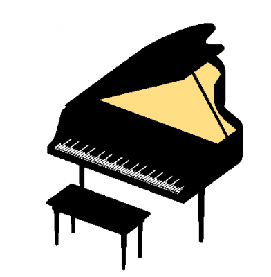 Grand Piano Revit | Thousands of free CAD blocks