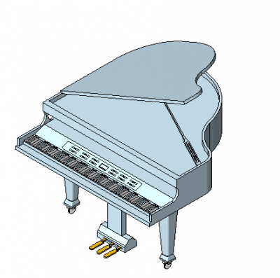 Grand Piano Revit | Thousands of free AutoCAD drawings