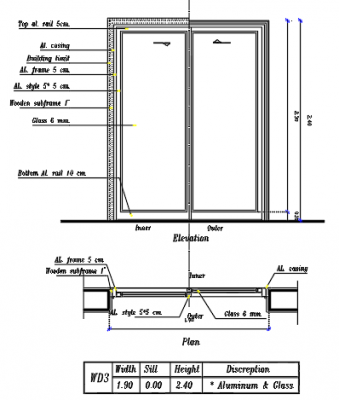 Window detail dwg | Thousands of free AutoCAD drawings