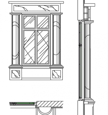 Window detail dwg | Thousands of free AutoCAD drawings