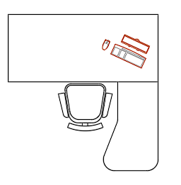 Furniture Office- desk-pc plan dwg | Thousands of free AutoCAD drawings
