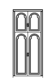 Storage Cabinet elevation dwg | Thousands of free CAD blocks
