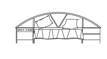 Bed Double elevation dwg | Thousands of free AutoCAD drawings