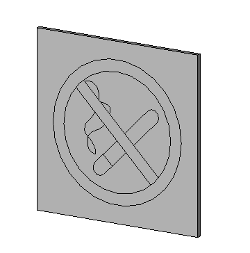 Signage No Smoking Revit | Thousands of free AutoCAD drawings