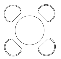 Dining table plan dwg | Thousands of free AutoCAD drawings