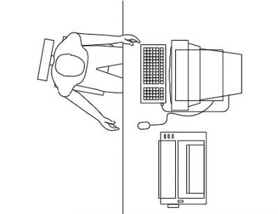 pc-computer 1 dwg | Thousands of free CAD blocks