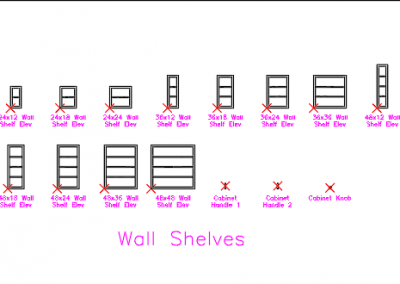 WALL SHELVES DWG | Thousands of free AutoCAD drawings