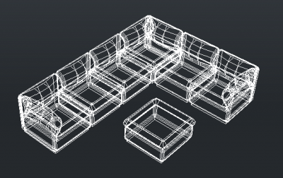 Sofa 3d dwg | Thousands of free AutoCAD drawings
