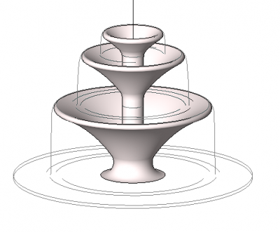 Traditional fountain for lake Revit | Thousands of free CAD blocks