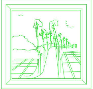 Wall picture frame dwg | Thousands of free CAD blocks