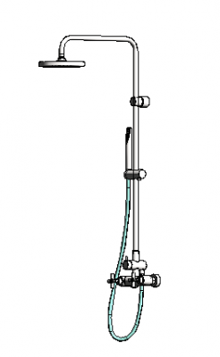 Shower columns Revit | Thousands of free CAD blocks
