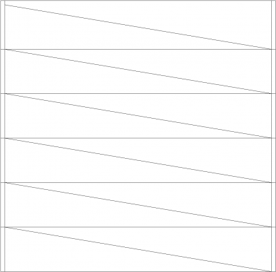 2044mm Wide Modern Triangular Staircase Plan dwg Drawing | Thousands of ...