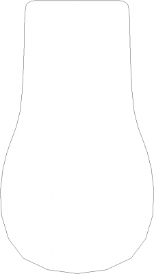 23mm Top Length Oval Shape Drawer Handle Plan dwg Drawing | Thousands ...