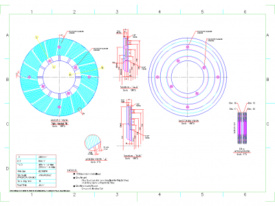 24 in DDR disc .dwg drawing | Thousands of free AutoCAD drawings