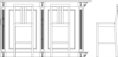 2564mm Wide Wooden Bar Counter with Wine Storage and Bar Stools Left ...