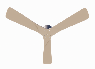 Ceiling fan with 3 ivory white wings revit family | Thousands of free ...