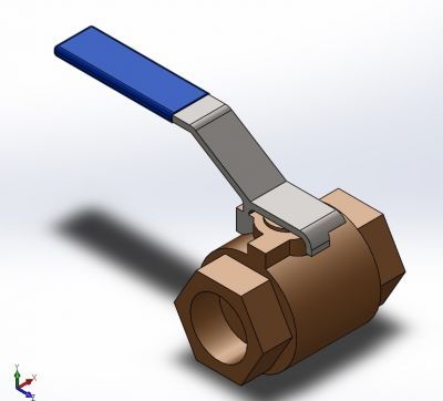 2 inch ball valve Solidworks model | Thousands of free AutoCAD drawings