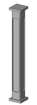 Column Design Revit Family 3 | Thousands of free CAD blocks