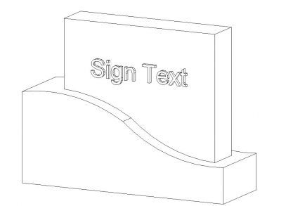 Building Sign Revit Family | Thousands of free CAD blocks