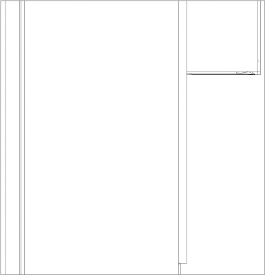 3681mm Wide Wooden Column Support with Concrete Staircase Left Side ...
