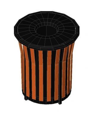 Trash Can Revit Family | Thousands of free AutoCAD drawings