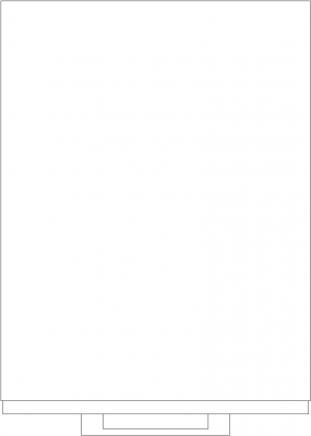 457mm Wide Drawer Bank with Shelf Plan dwg Drawing | Thousands of free ...