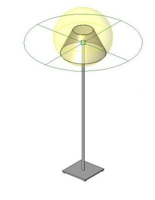 Floor Lamp - Stand Up Revit Family | Thousands of free AutoCAD drawings