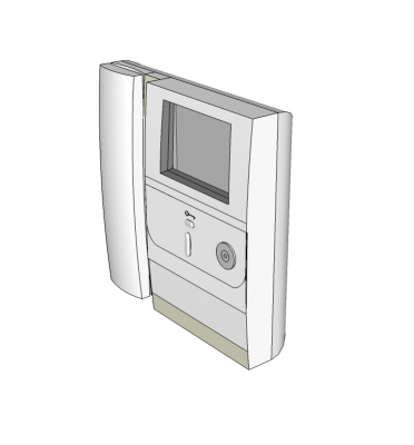 3D Sketchup Intercom - CADBlocksfree | Thousands of free CAD blocks