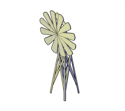 3D-CAD-Windmühle - CADBlocksfree | Thousands of free CAD blocks