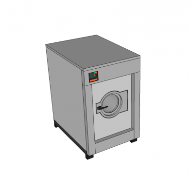 3D Sketchup Industrial Washing Machine - CADBlocksfree | Thousands of ...