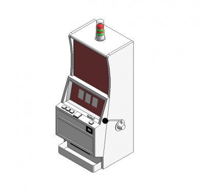 3D Revit Slot Machine - CADBlocksfree | Thousands of free CAD blocks