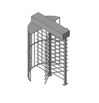 3D Revit Security Turnstyle - CADBlocksfree | Thousands of free CAD blocks
