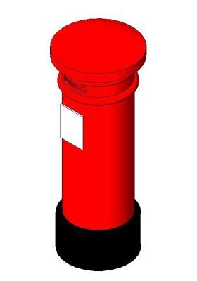 Post Box Revit Family | Thousands of free CAD blocks
