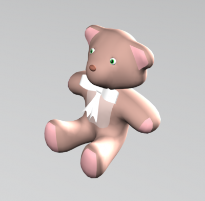3DS Max Block Teddy Bear - CADBlocksfree | Thousands of free CAD blocks