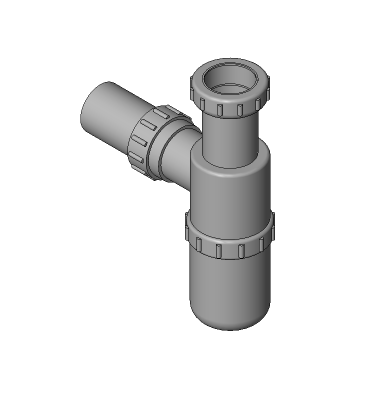 Revit model free bottle trap - cadblocksfree | Thousands of free CAD blocks