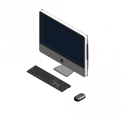Apple iMac computer | Thousands of free CAD blocks