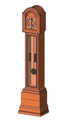Grandfather Clock Revit Family | Thousands of free CAD blocks